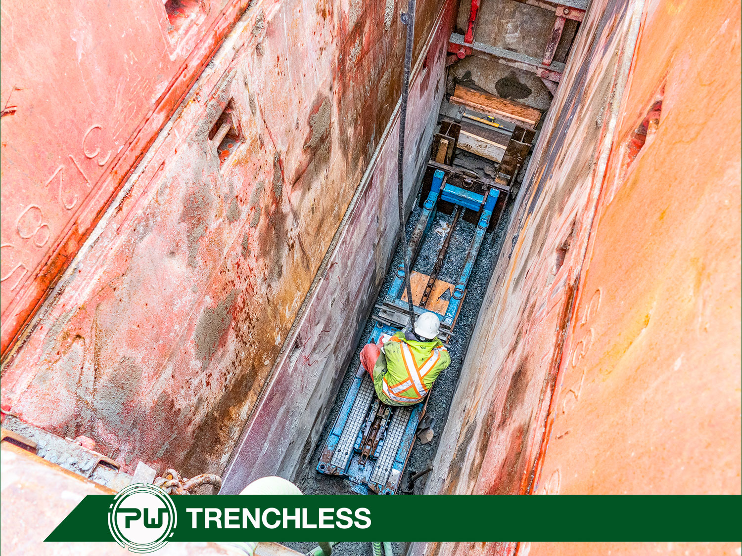 Maple Ridge narrow laneway - PW Trenchless