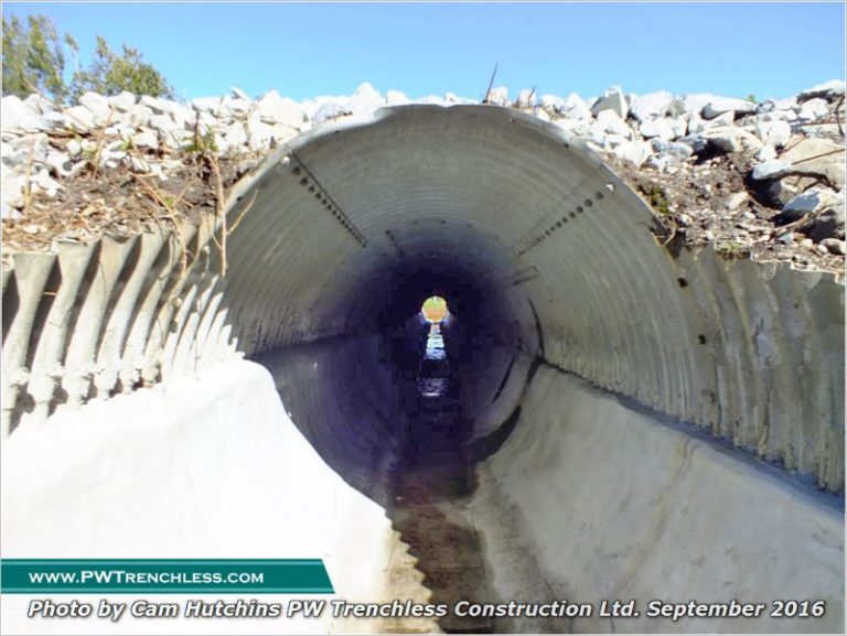 HWY 1 Culvert Slipline at Chilliwack Airport - PW Trenchless